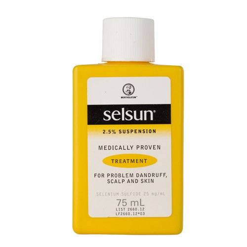 Selsun 2.5% Suspension 75ml | Mentholatum Singapore